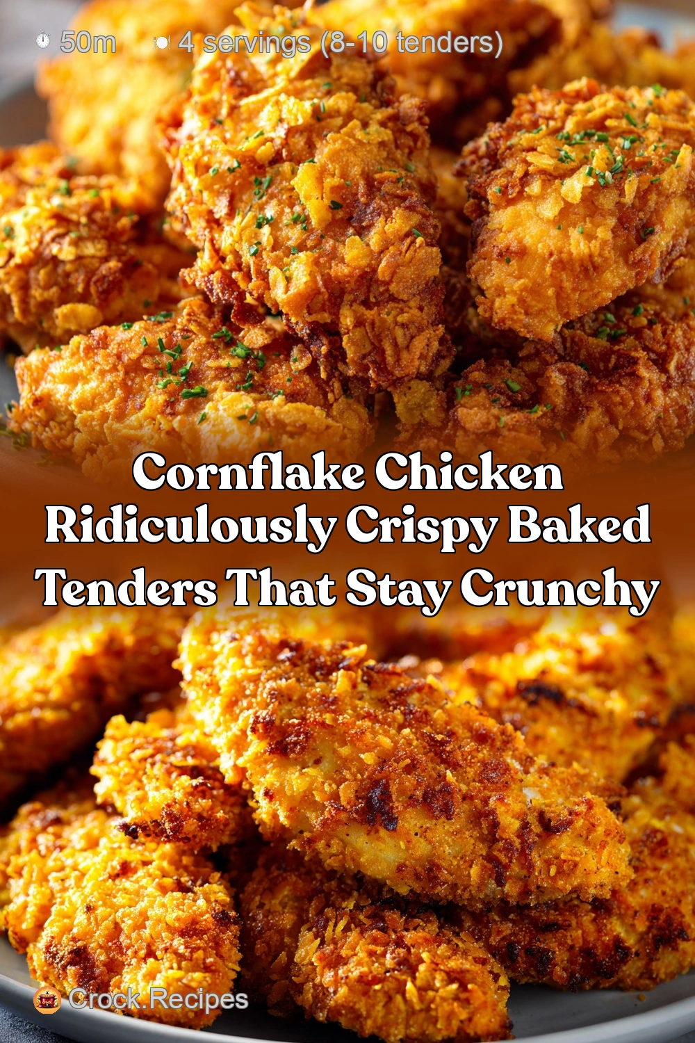 Cornflake Chicken Recipe UltraCrispy Baked Tenders - Crock…