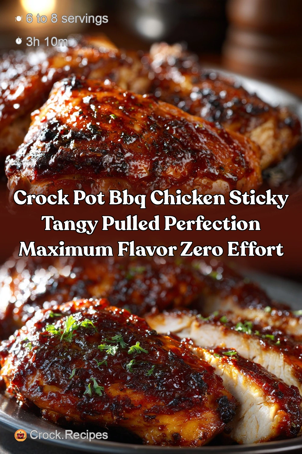 Crock Pot BBQ Chicken The Effortless Sticky Slow Cooker…