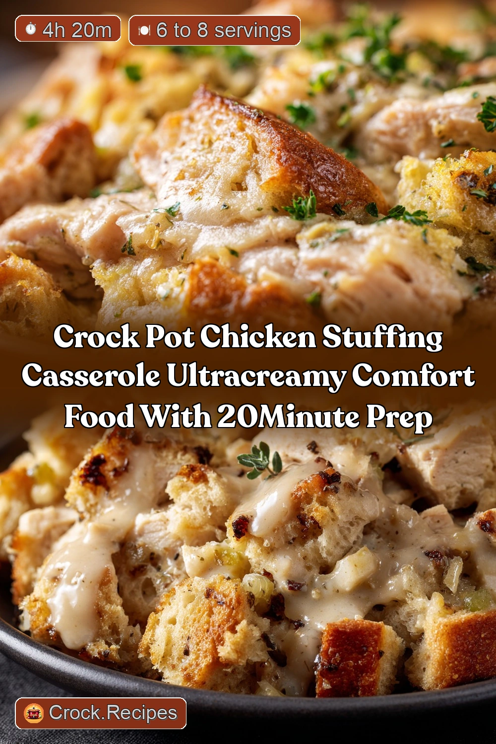 Crock Pot Chicken Stuffing Casserole The Ultimate Creamy…