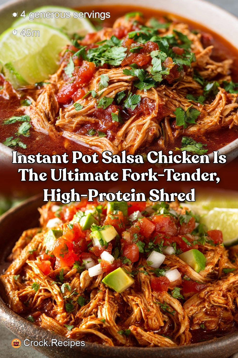 Instant Pot Salsa Chicken: Easy Shredded Tacos (Low Carb,…