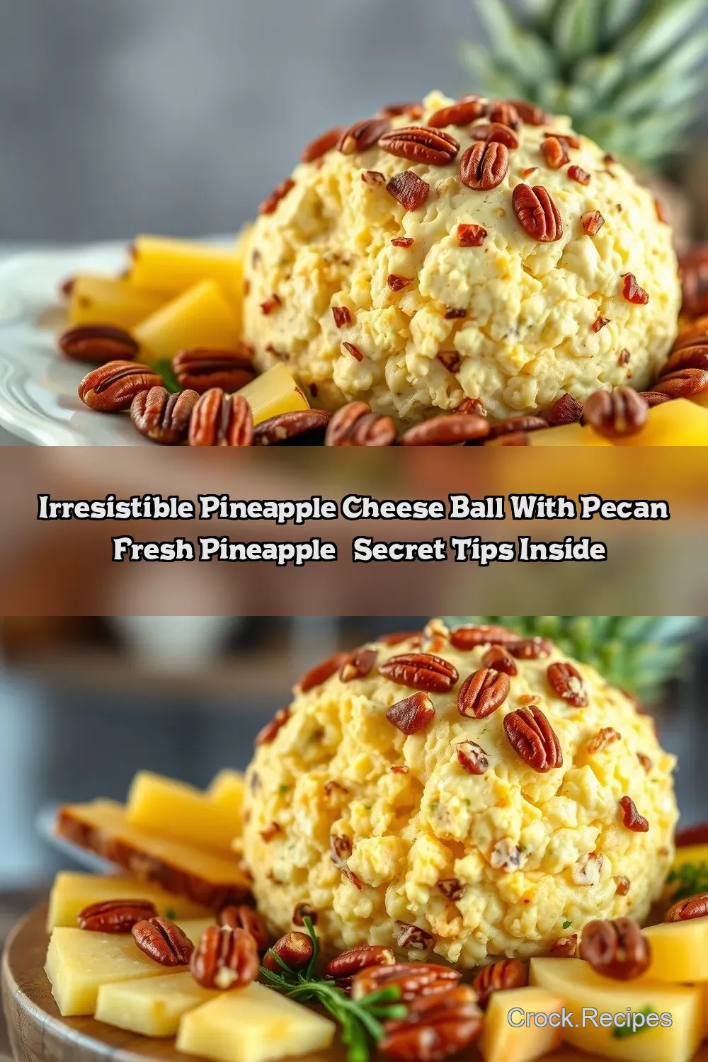 Easy & Flavorful Pineapple Cheese Ball Recipe: Tropical…