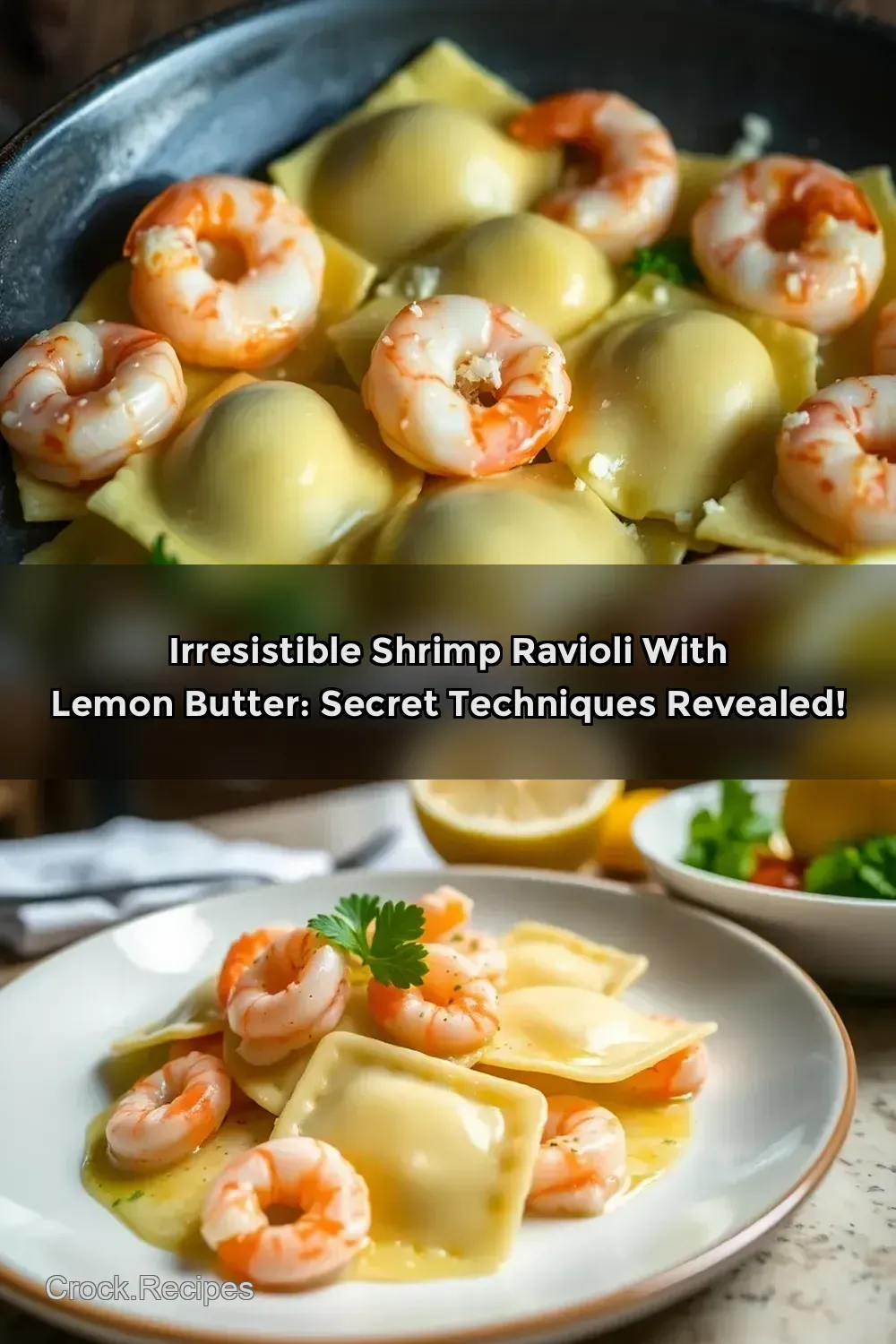 Delicate Shrimp Ravioli with Lemon Butter Sauce: A Family…