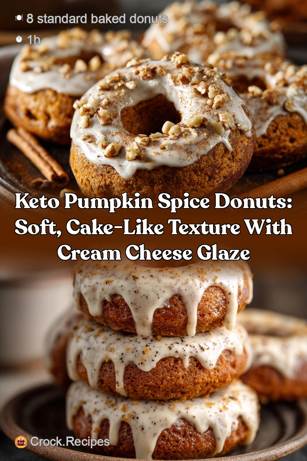 Keto Pumpkin Spice Donuts: Soft Delicious Low Carb Baked…