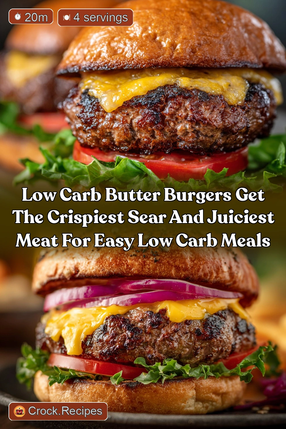 The Wisconsin Keto King Juicy Low Carb Butter Burgers with…