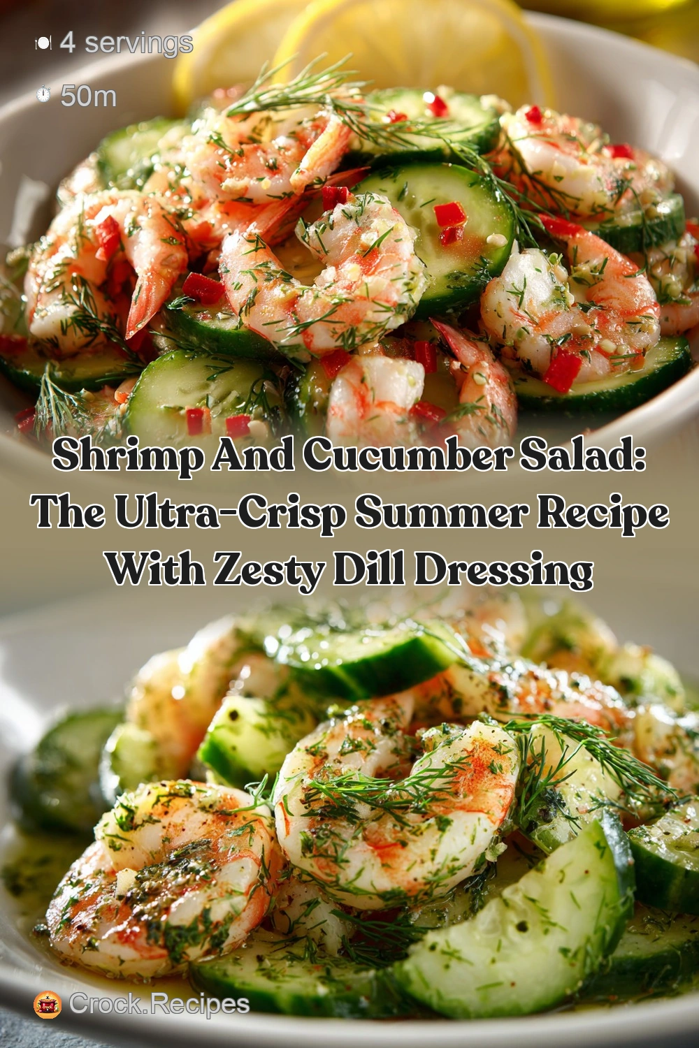 Shrimp and Cucumber Salad Recipe: Zesty Dill and Lemon…