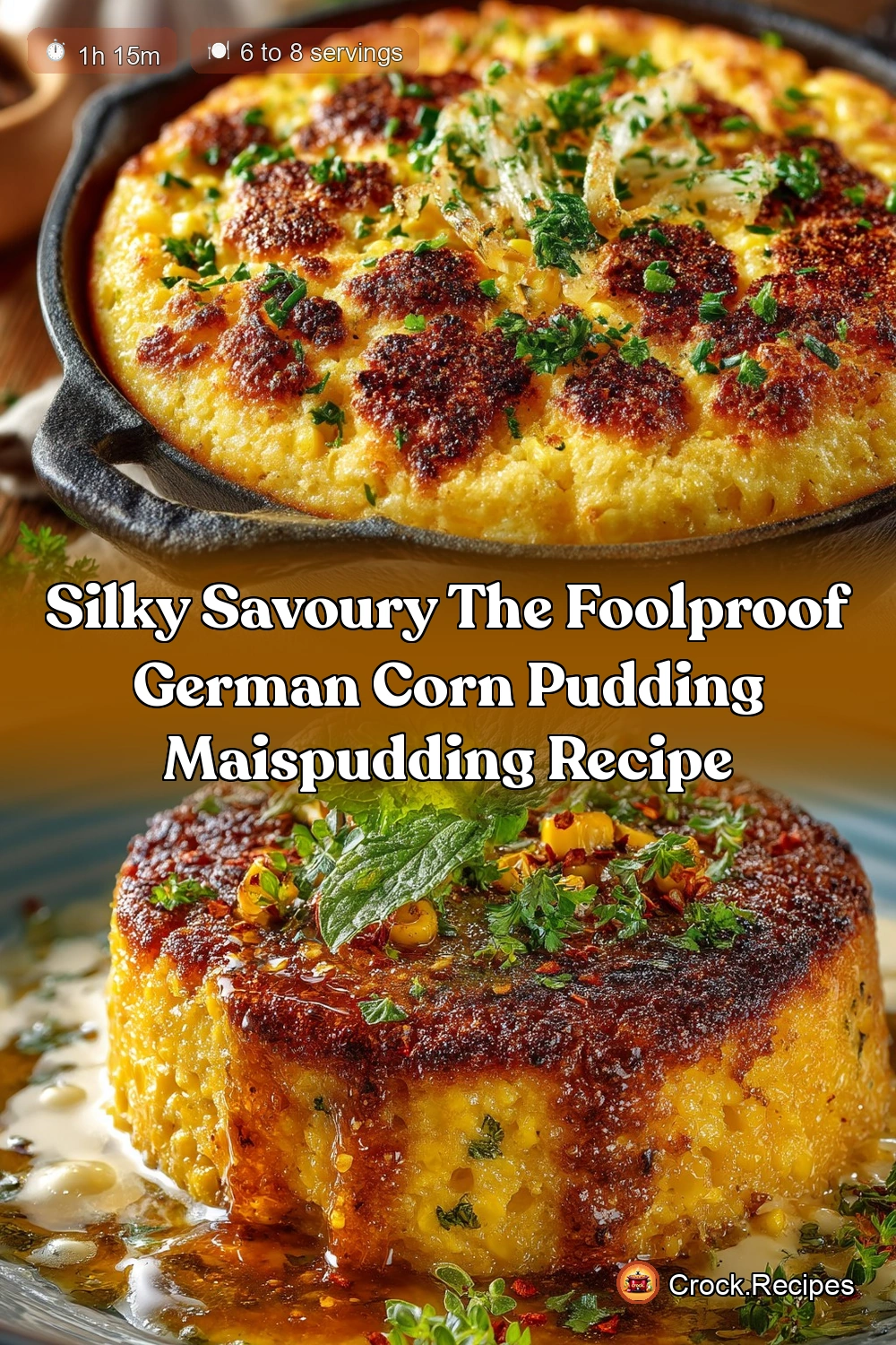 Proper Job Savoury Bavarian German Corn Pudding Maispudding
