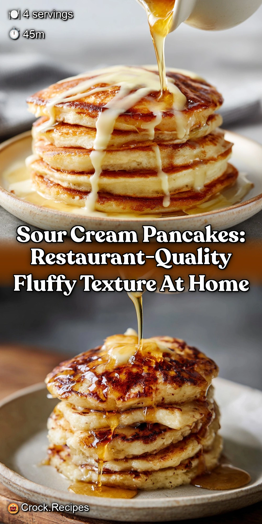 Sour Cream Pancakes: Chefs Secret to Extra-Fluffy Breakfast