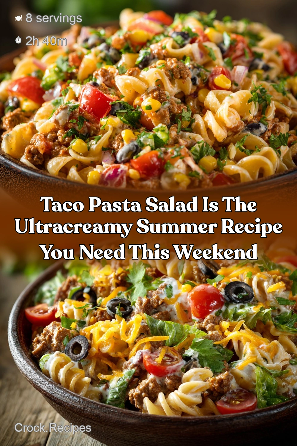 Taco Pasta Salad Recipe Easy The Ultimate Creamy Summer…