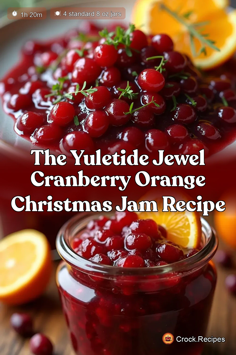 The Best Homemade Christmas Jam Recipe Spiced Cranberry…