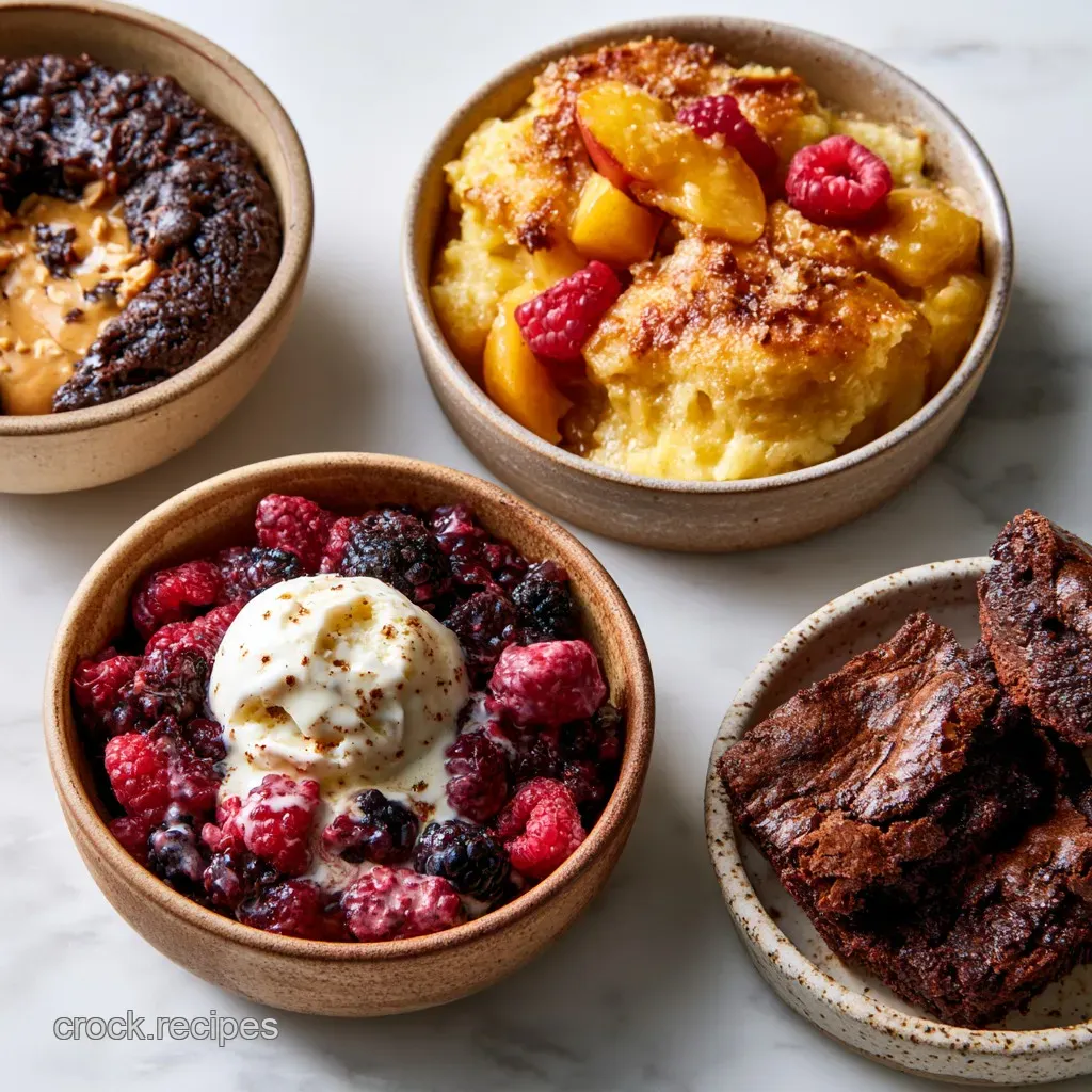 Easy Slow Cooker Dessert Recipes for Entertaining - Crock Recipes
