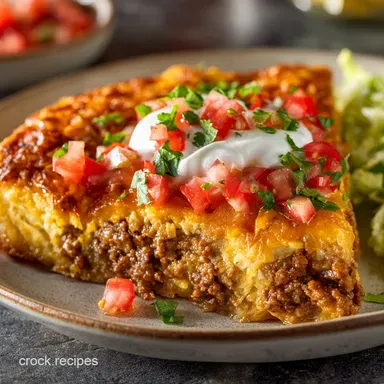 Impossible Taco Pie Recipe No Bisquick Easy Weeknight Dinner