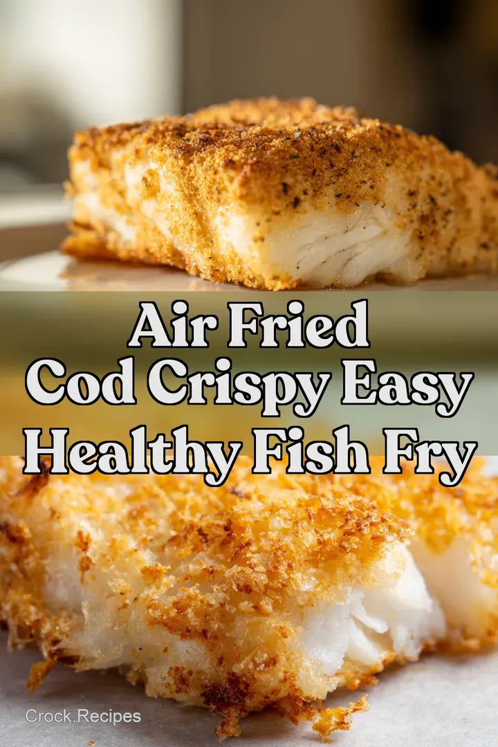 Crispy air fried cod Recipe Fish Chips Reimagined - Crock…