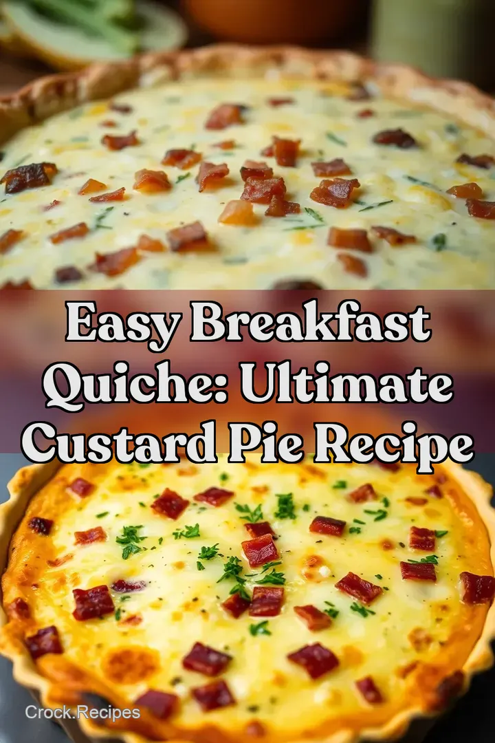 Crustless Quiche Lorraine: Easiest Recipe EVER! - Crock…