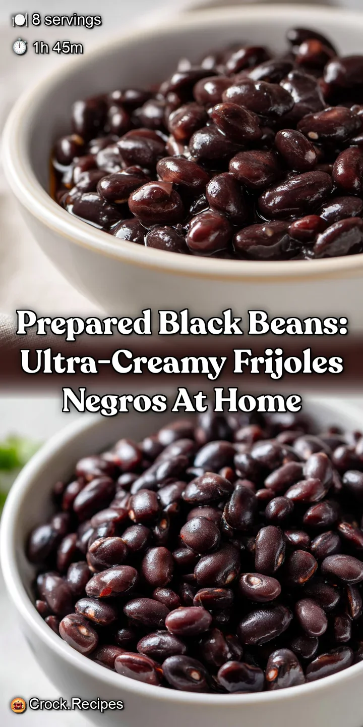 Prepared Black Beans: Creamy Stovetop Frijoles Negros