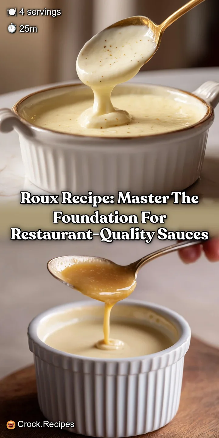 Roux Recipe: Master the Foundation for Perfect Sauces
