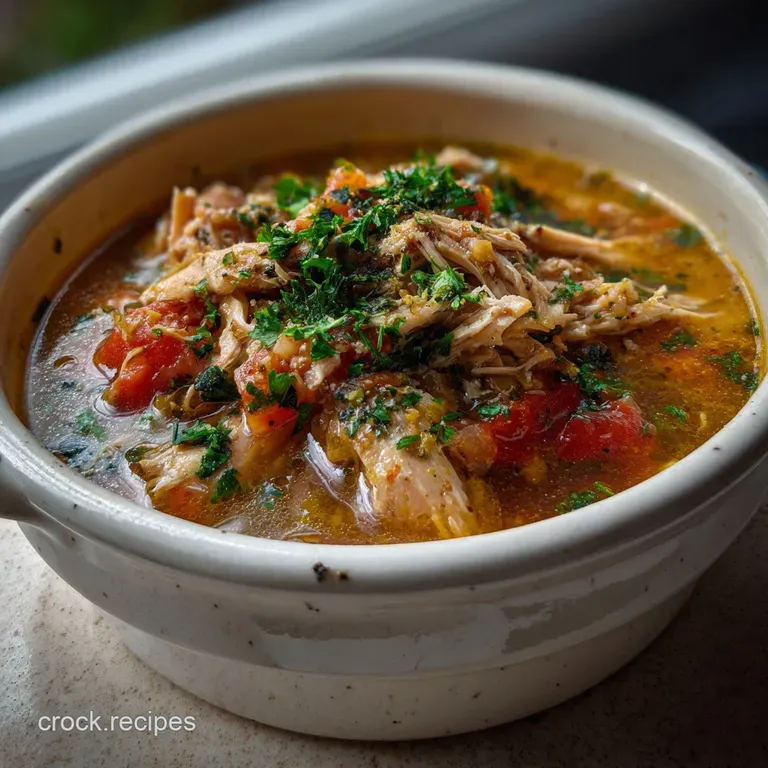 Slow Cooker Crack Chicken Soup Recipe: Velvety Finish
