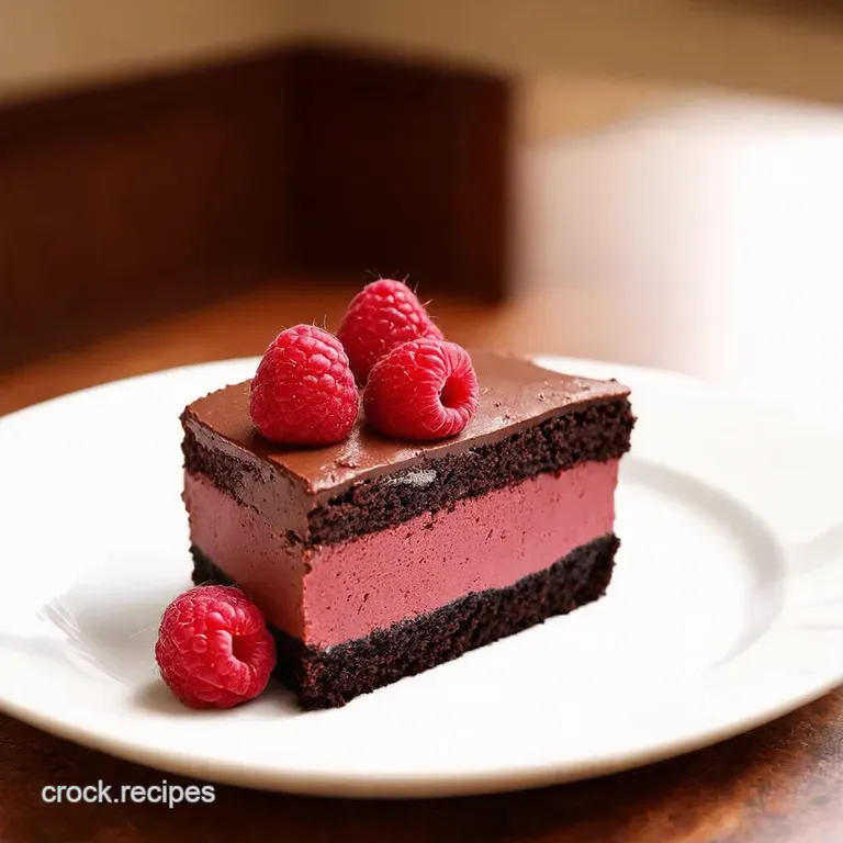 Heavenly Raspberry Chocolate Mousse Cake Bake Off Worthy
