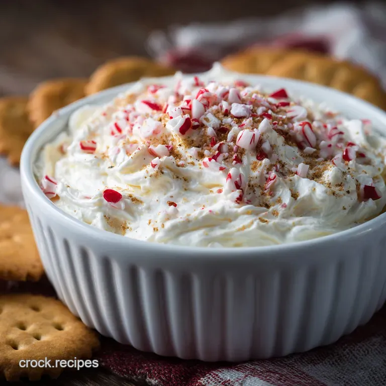 Peppermint Cream Cheese Dip No-Bake Holiday Dessert Dip…